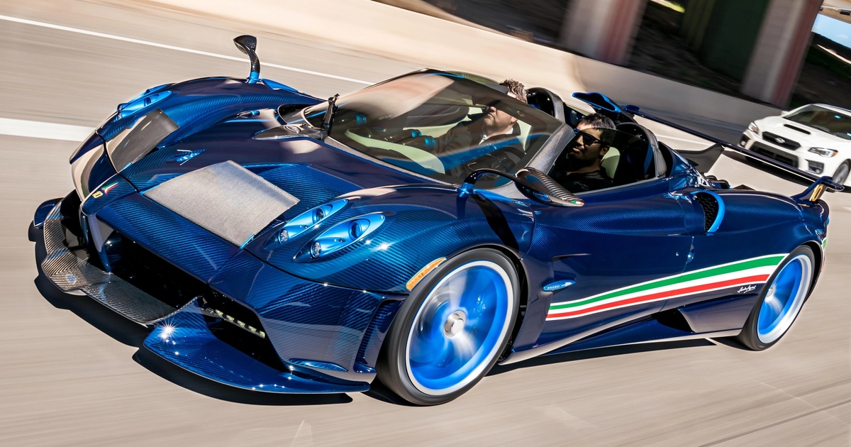 Cận cảnh Pagani Huayra Tricolore xuất hiện trong Fast X
